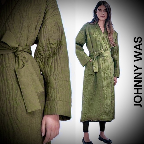Johnny Was | Jackets & Coats | Johnny Was Kimono Nwt Calme Ava Olive ...